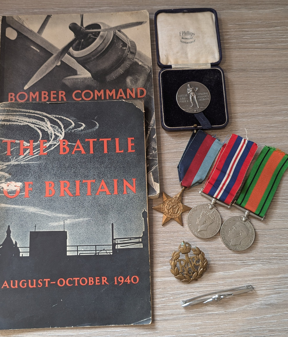 WW2-RAF Medals & memorabilia A.C.1. W. Cavana – Antiques Medals Militaria